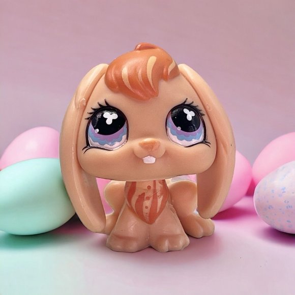 Hasbro | Toys | Lps Littlest Pet Shop 48 Orange Sherbet Bunny Rabbit ...